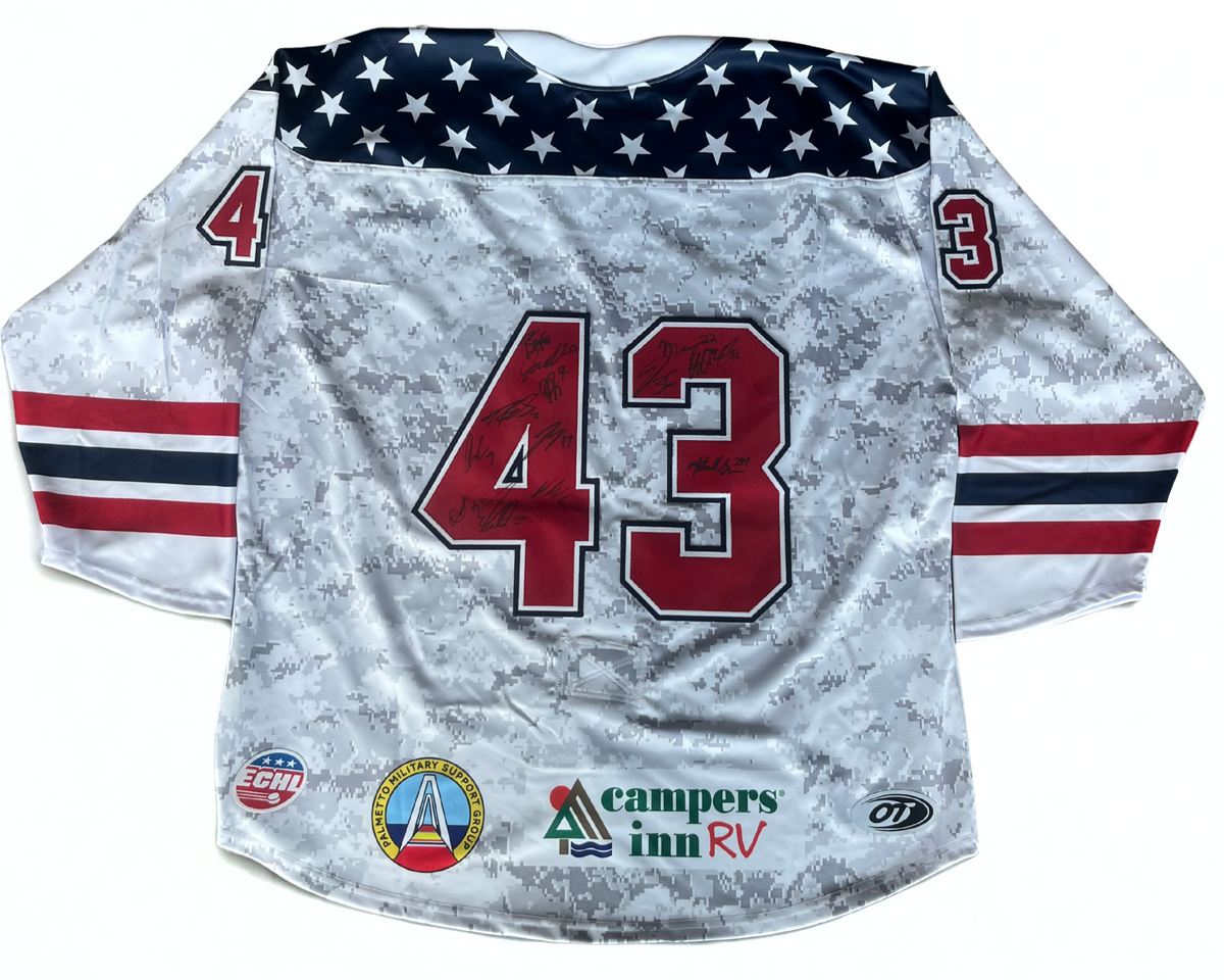Authentic 2024/2025 Military Appreciation Jersey – South Carolina Stingrays