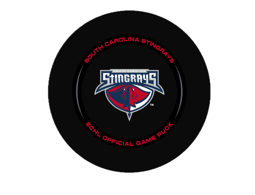 Stingrays Official On-Ice Game Puck – South Carolina Stingrays