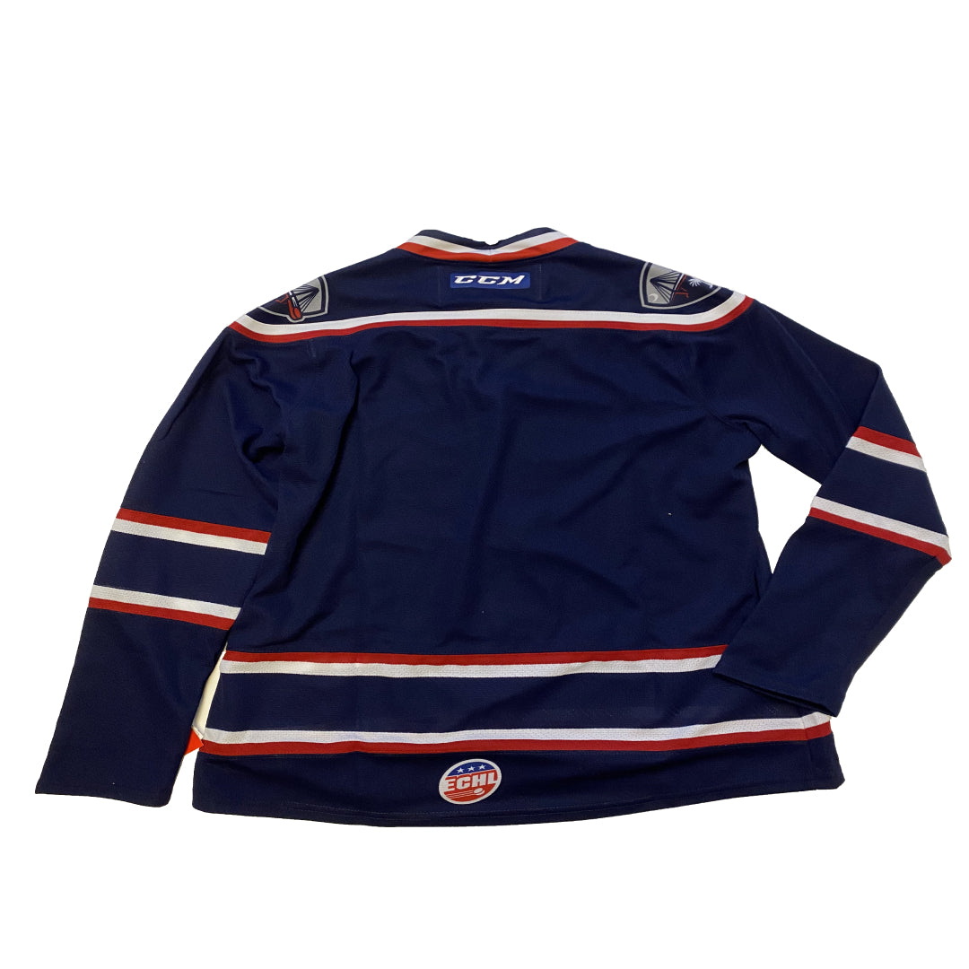 Vintage Adult Navy CCM Stingrays Replica Jersey – South Carolina Stingrays